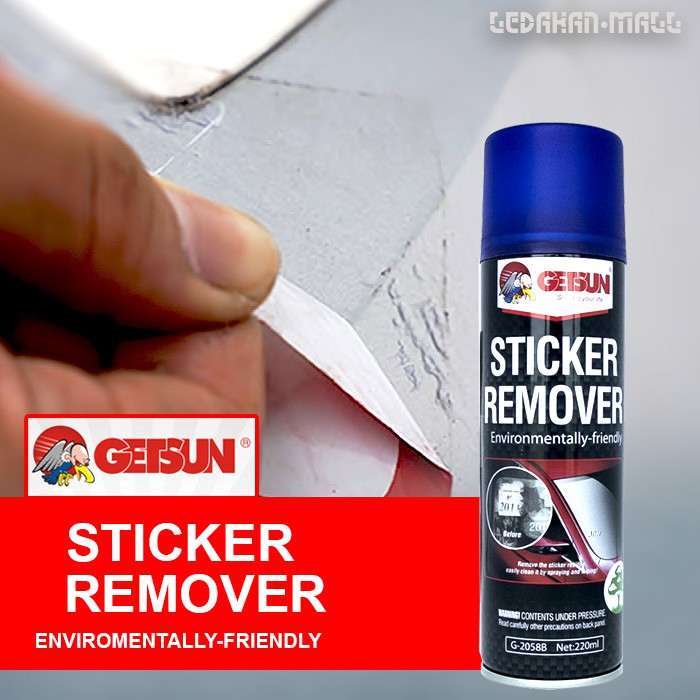 Getsun Sticker Remover Environmental Sticker Remover for Roadtax and ...