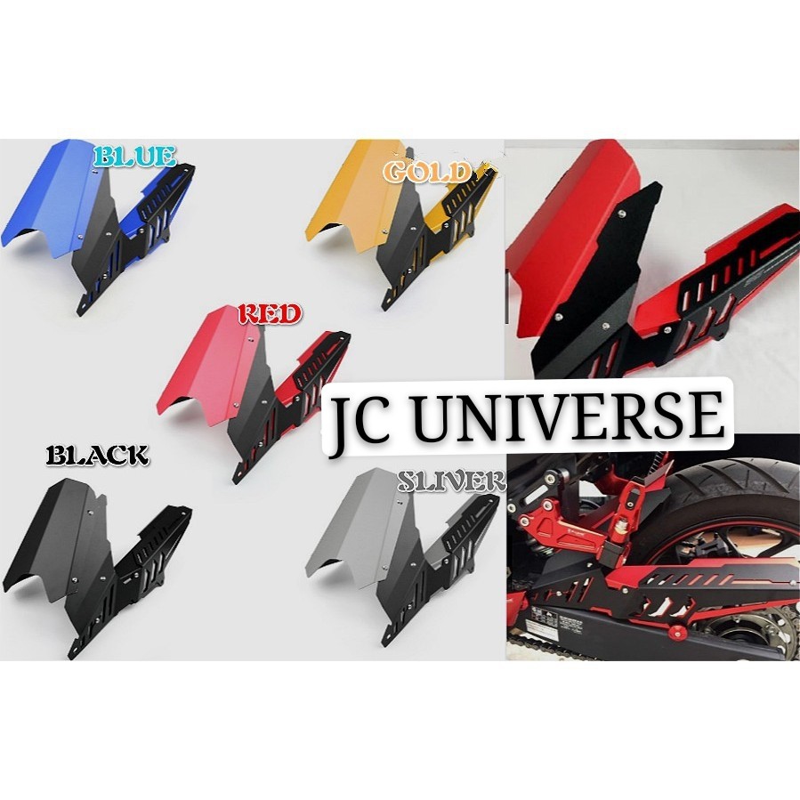 2013-2018 Yamaha YZF R3 R25 MT 03 Rear Mudguard Hugger Fender Chain ...