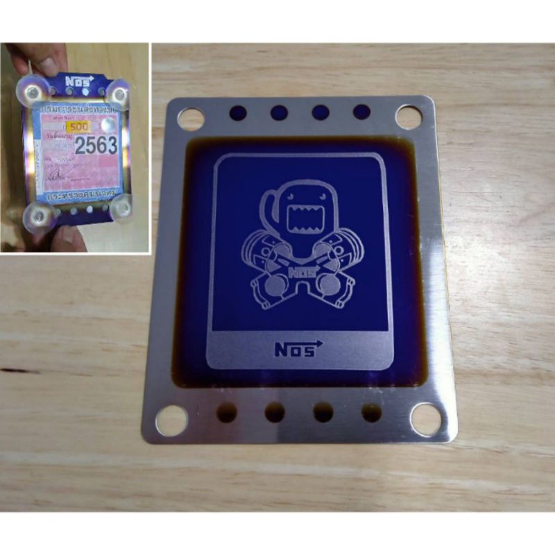 [Cheapest!!] Frame With Tai Tei Logo Nos Attached To The Windshield ...