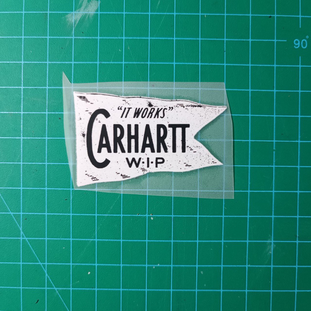 DIY Sticker Baju (Carhartt 2) Iron On / Heat Press | Shopee Malaysia