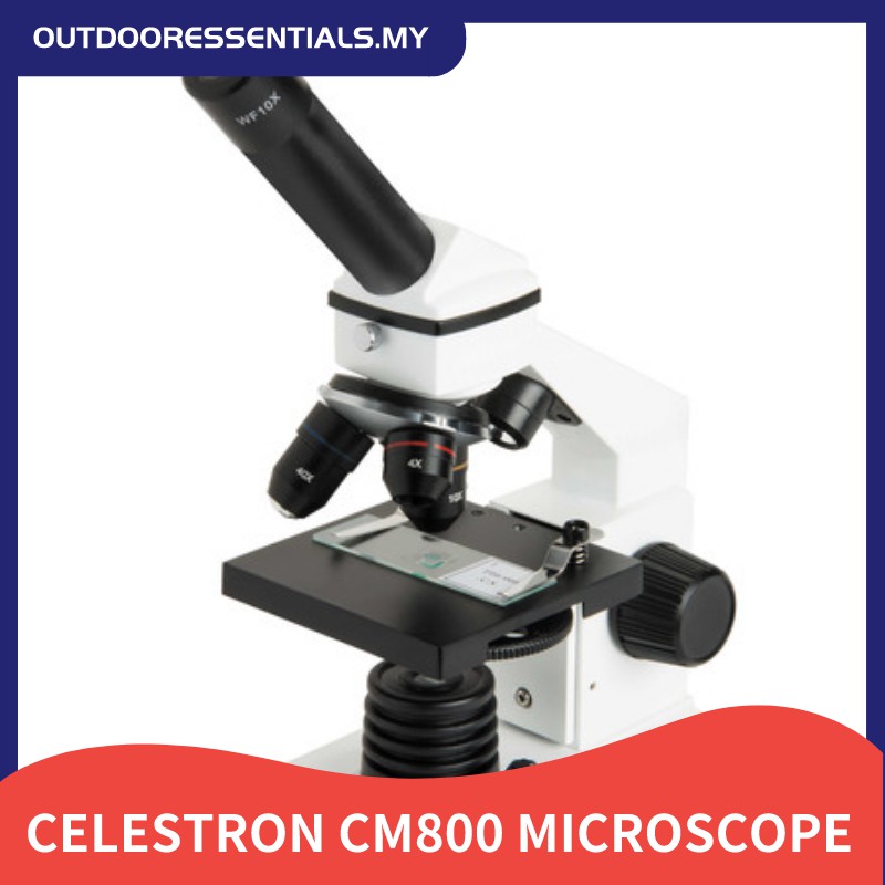 Genuine Celestron Labs CM800 Cordless Monocular Microscope HD School Laboratory Experiment ...