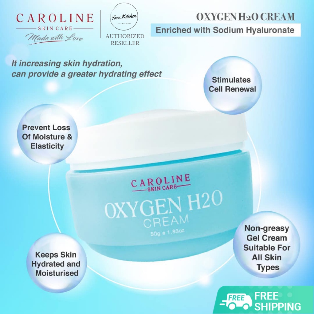 Caroline Oxygen H2O Cream 50g | Shopee Malaysia