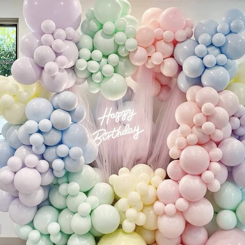 [Ready Stock]• 18 INCH 2.2g MACAROON COLORFUL BALLON• WEDDING BIRTHDAY ...