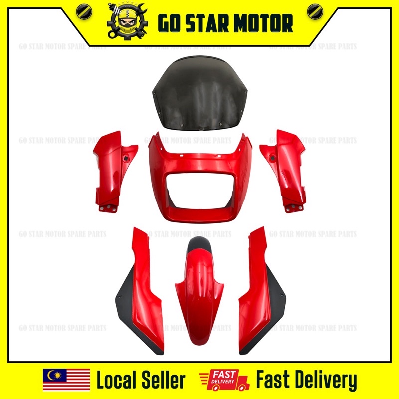 SUZUKI TXR150 TXR 150 GAMMA GAMA GAMA150 PANTHER BODY COVER SET ...
