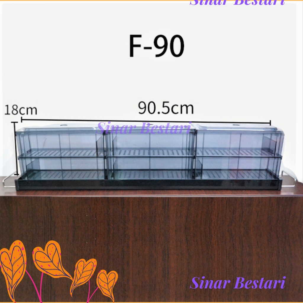 Sobo Drip Trickle Box Aquarium Top Filter Box Double Layer Akuarium F30 ...
