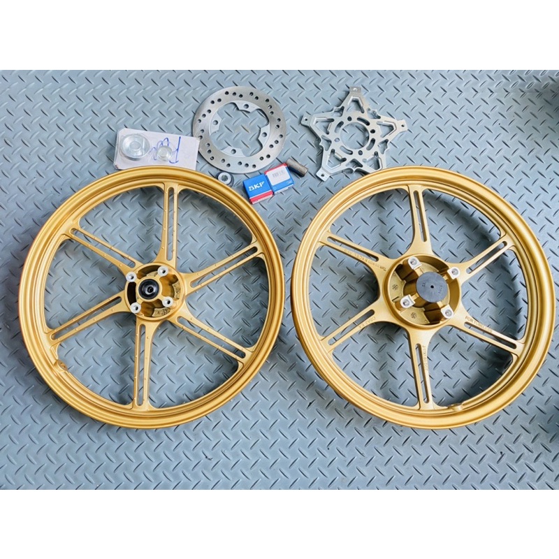 Pre-made Takasago Excel Rim rims for Suzuki Satria Raider Fi | Shopee ...