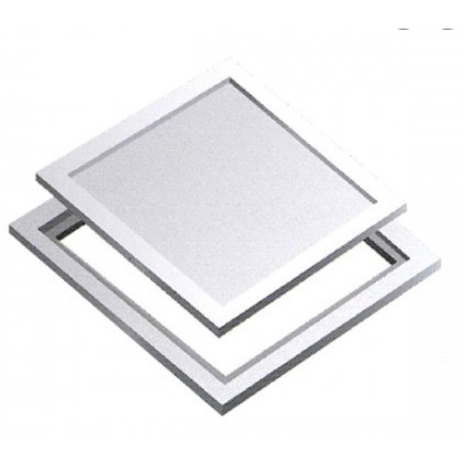 Gypsum Manhole Aluminium 450 x 450mm x 9mm (outer 512 x 512mm) | Shopee ...