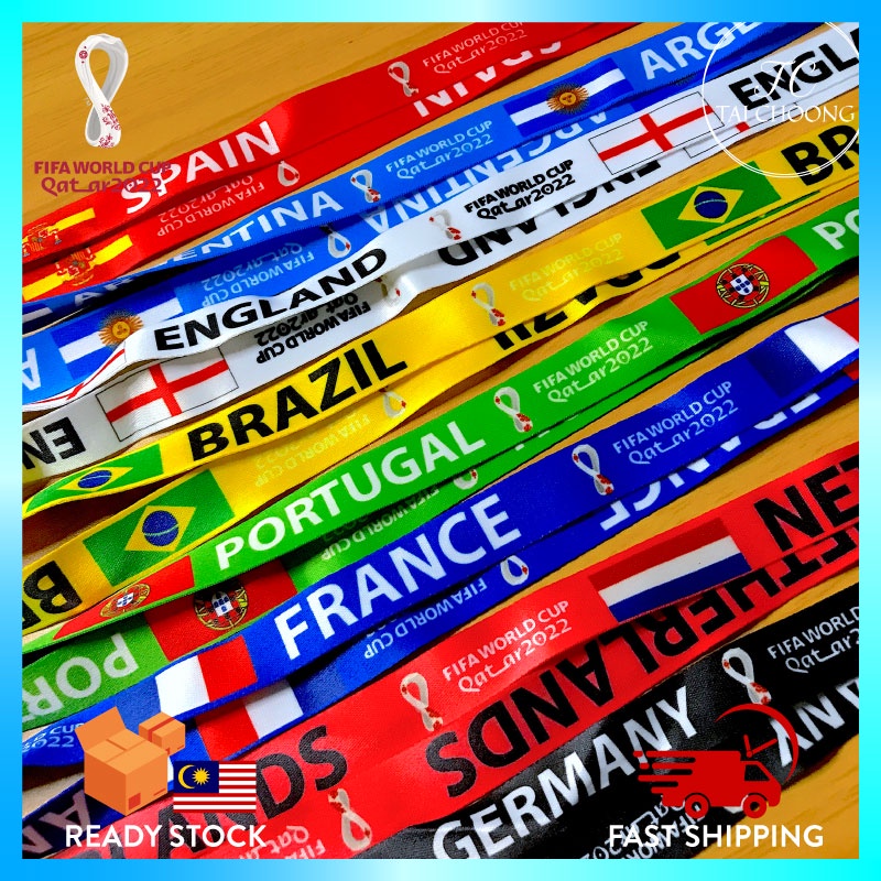 FIFA World Cup Qatar 2022 Football PREMIUM Lanyard [WORLD CUP 2022 ...