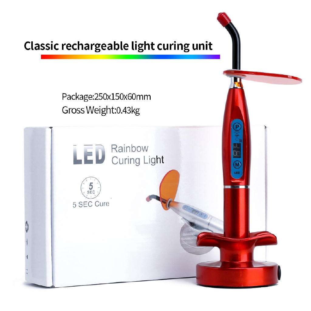 Dental Wireless Cordless LED Cure Curing Light Tool EU Plug Lamp 2000mw ...