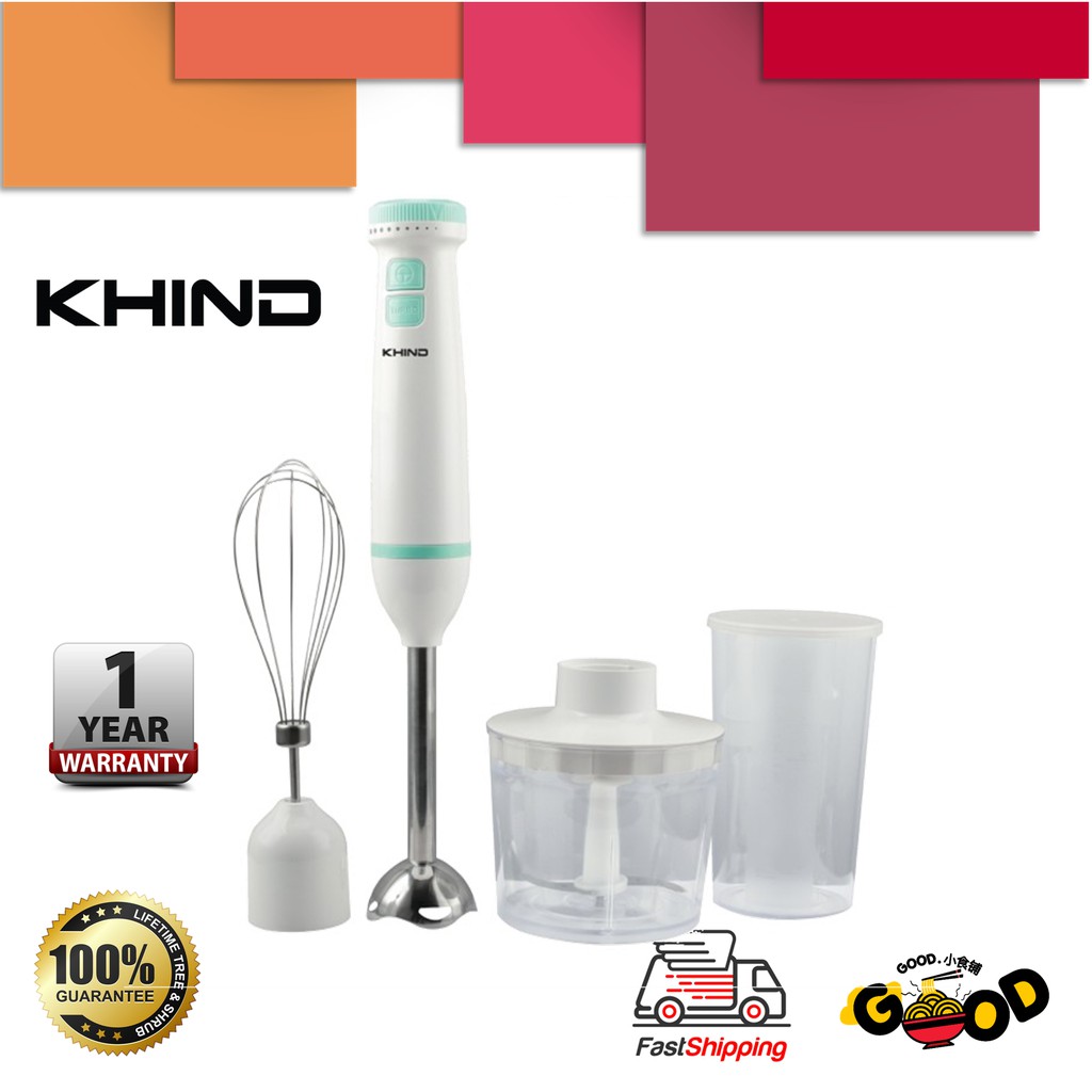 Khind Hand Blender BH600M / Mistral Hand Blender MHB1902 (Mint/Pink ...