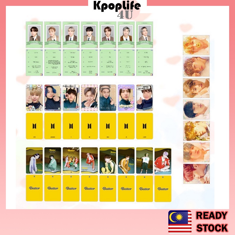 BT Instax Mini Photocard ( 7 pc per Set ) Idol Collectibles Card Idol ...