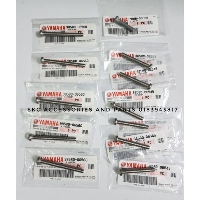 1set/12pcs skru enjin tengah rxz 5speed energy catalyzer 100% original ...