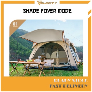 Khemah Camel unta big tent outdoor camping 2 room camping rainproof ...