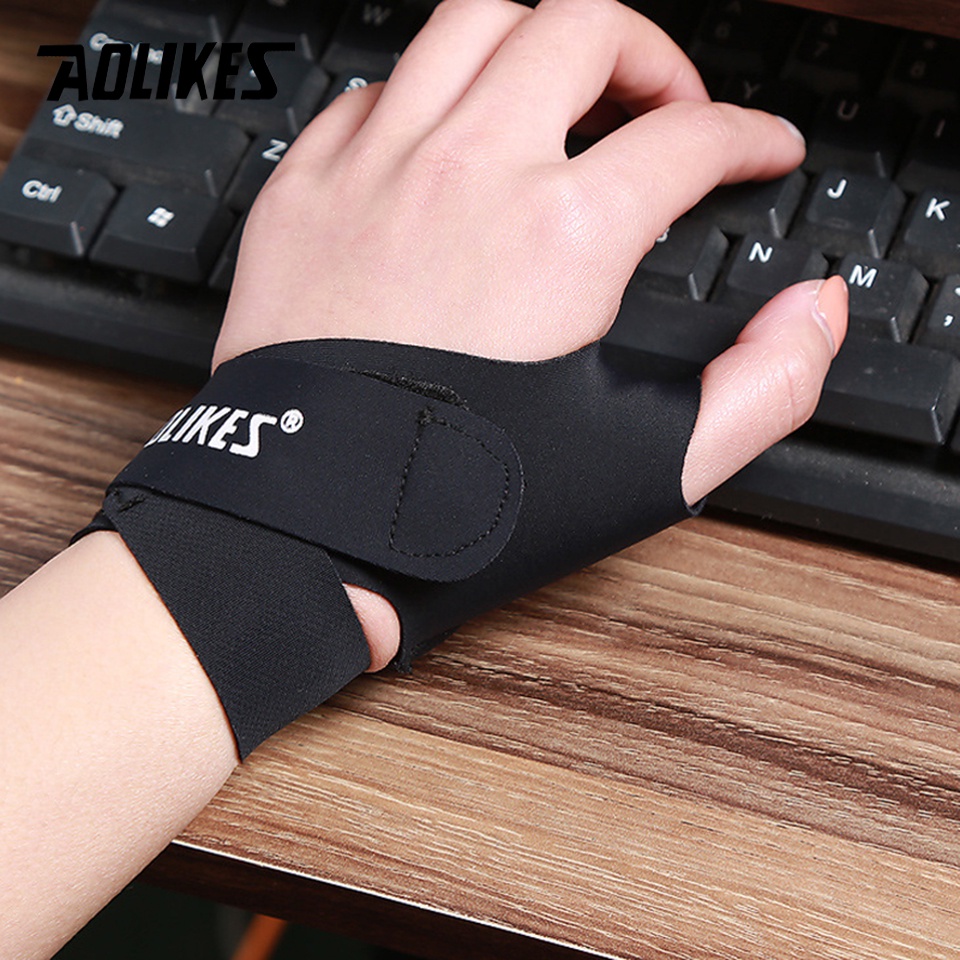 Aolikes Support Thumb Wrist Tendon Sheath Sprains Brace (1 Pc) | Shopee ...