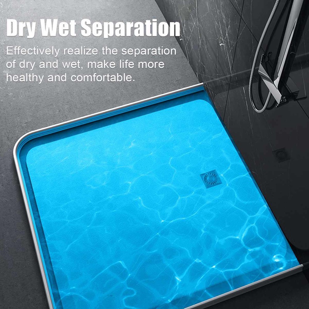 2.5m/3m/5m Bathroom Water Stopper Water Partition Silicon Flood Barrier ...
