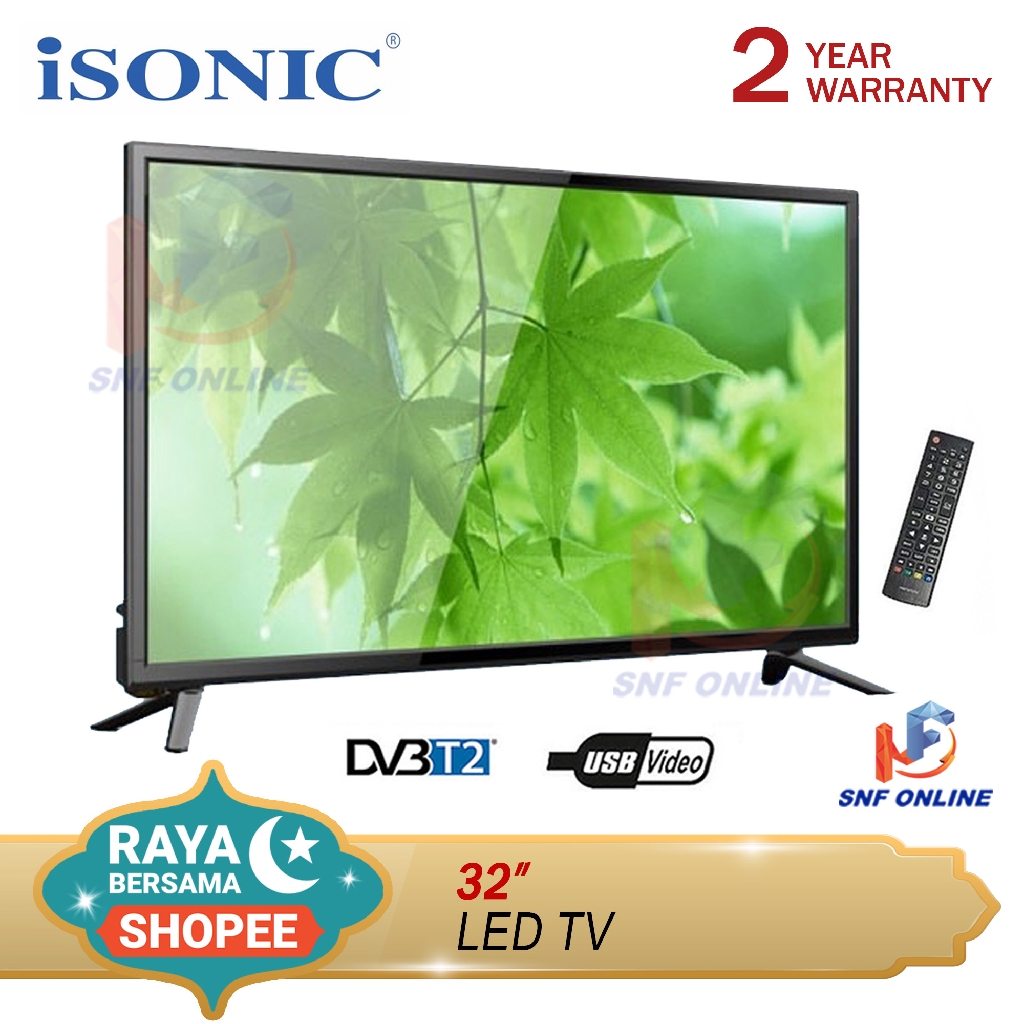 Isonic Digital DVB-T2 HD LED TV (32") ICT-3205 | Shopee Malaysia