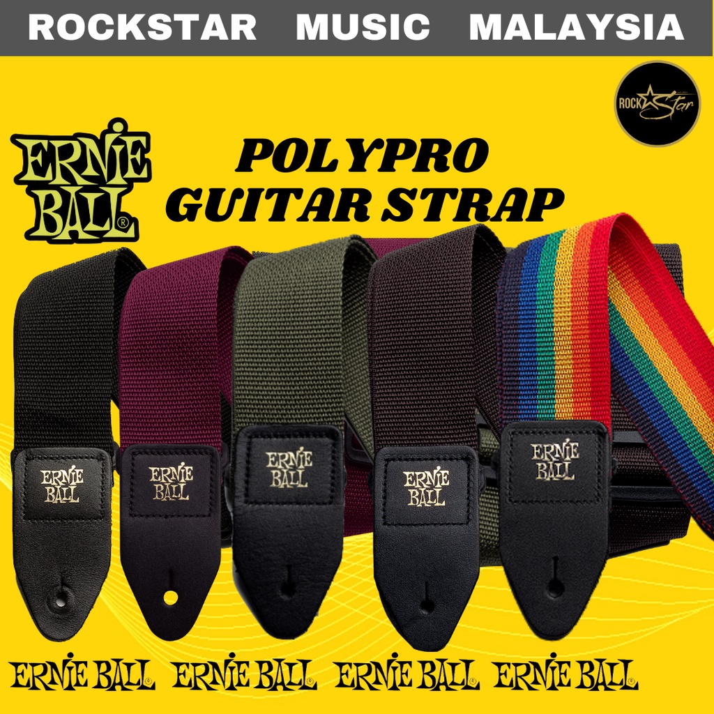 Ernie Ball Polypro Guitar Strap (Made In USA) | Shopee Malaysia