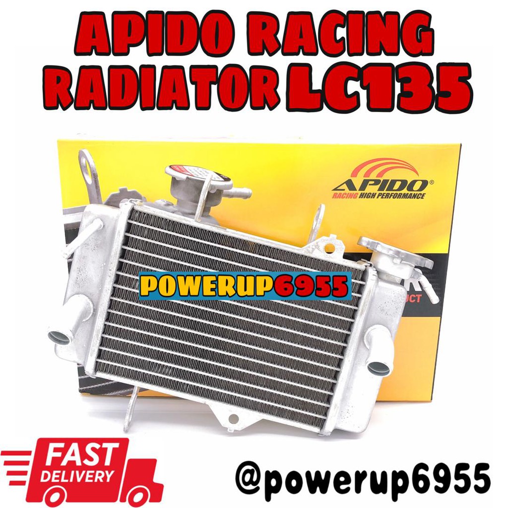 LC135 LC 135 V1 V2 V3 V4 V5 V6 YAMAHA APIDO RACING RADIATOR COOLANT ...