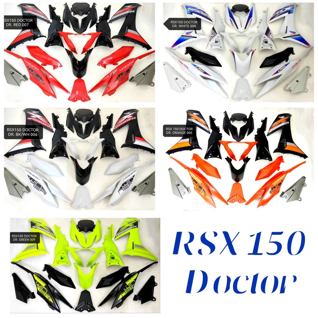 COVER SET DOCTOR HONDA RSX150 FULL SET PNP PLUG AND PLAY SIAP STICKER ...