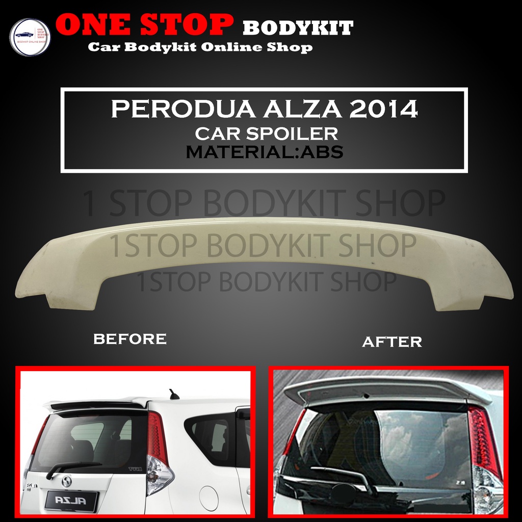 PERODUA ALZA 2014 FACELIFT SE STYLE CAR SPOILER ABS SKIRT LIP BODYKIT ...