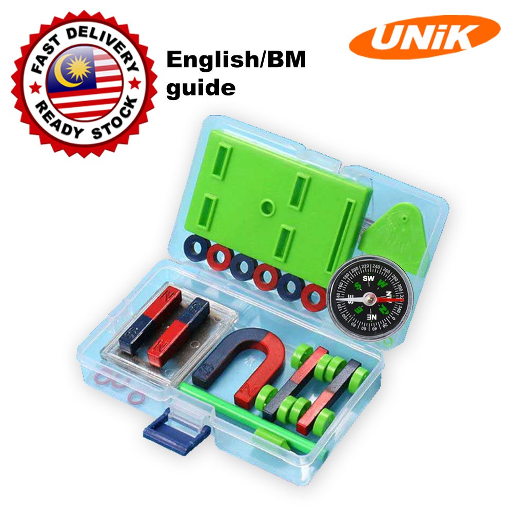 [UNIK] Magnet Set: Bar Ring U-shaped Compass Magnets Science Experiment ...