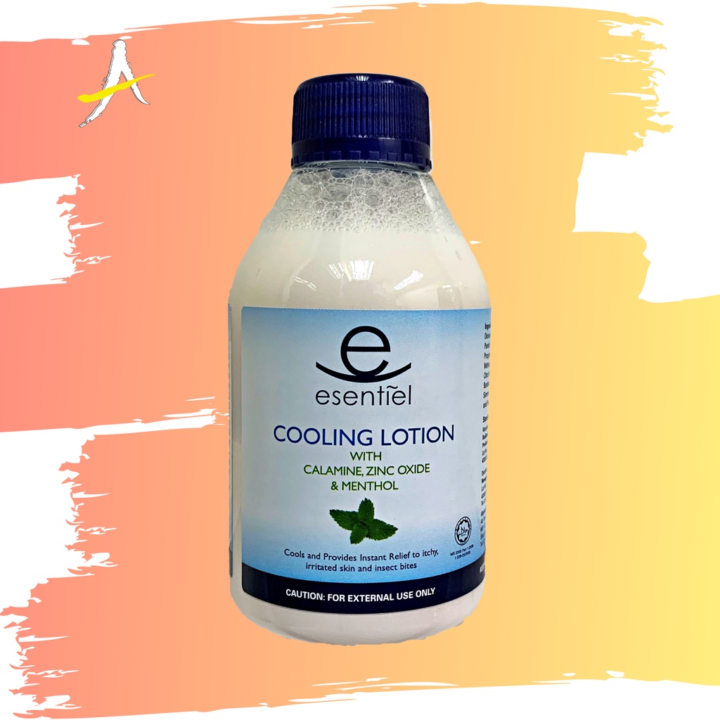 Esentiel Cooling Lotion 100ml With Calamine Zinc Oxide & Menthol ...