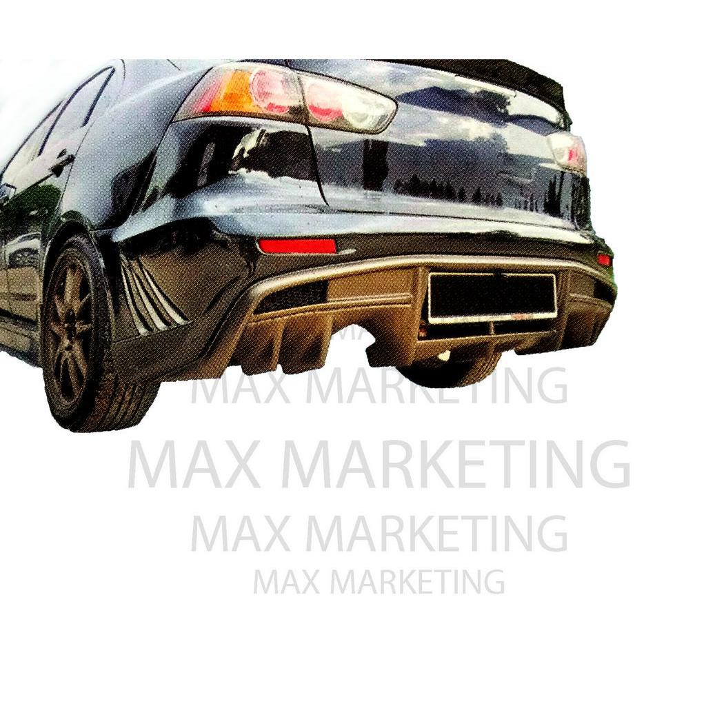 MITSUBISHI LANCER X REAR BUMPER (VARIS) FIBER | Shopee Malaysia