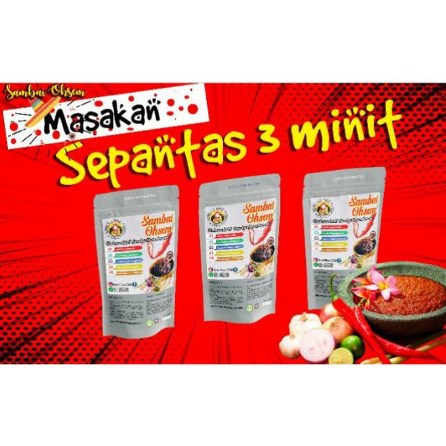 🔥🔥IBU sambai ASLI🔥🔥 sambai OHSEM🔥🔥 RASAILAH KEPEDASAN ASLI SAMBAL🌶🌶 ...