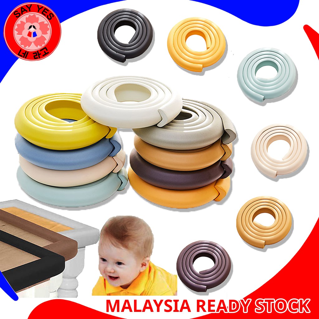SayYes Softy Safety Corner Table Kids Softener Edge Cushion Strip Guard ...