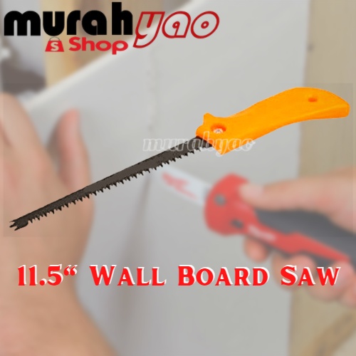 11.5" Wall Board Saw 2 in 1 Auger and Utility Saw Tool/Gergaji Papan ...