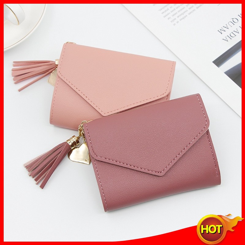 woman short purse wallet beg wanita Card bag small change purse ladies ...