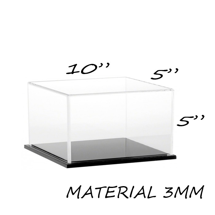 DISPLAY BOX / CLEAR ACRYLIC DISPLAY BOX / KOTAK PERPEX / TRANSPARENT ...