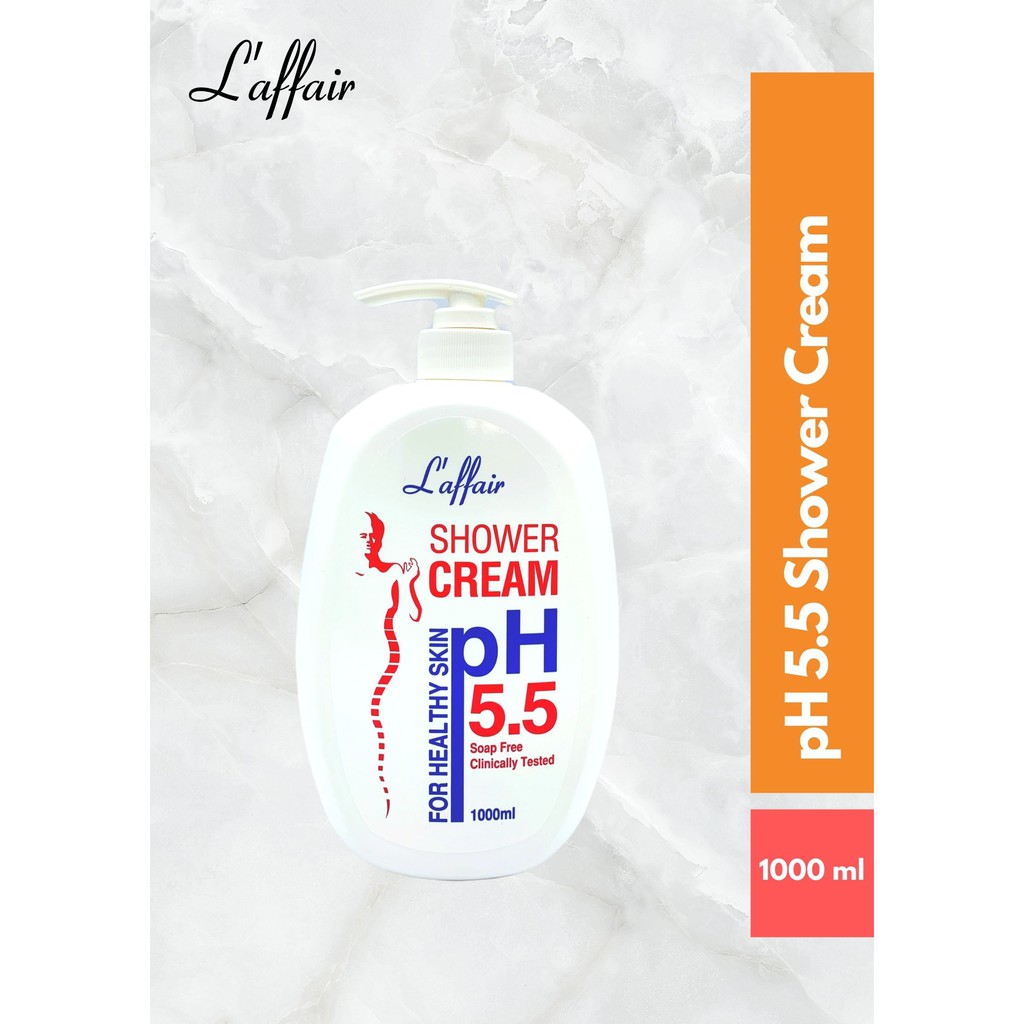 Laffair pH 5.5 Shower Cream Body Wash 1000ml | Shopee Malaysia