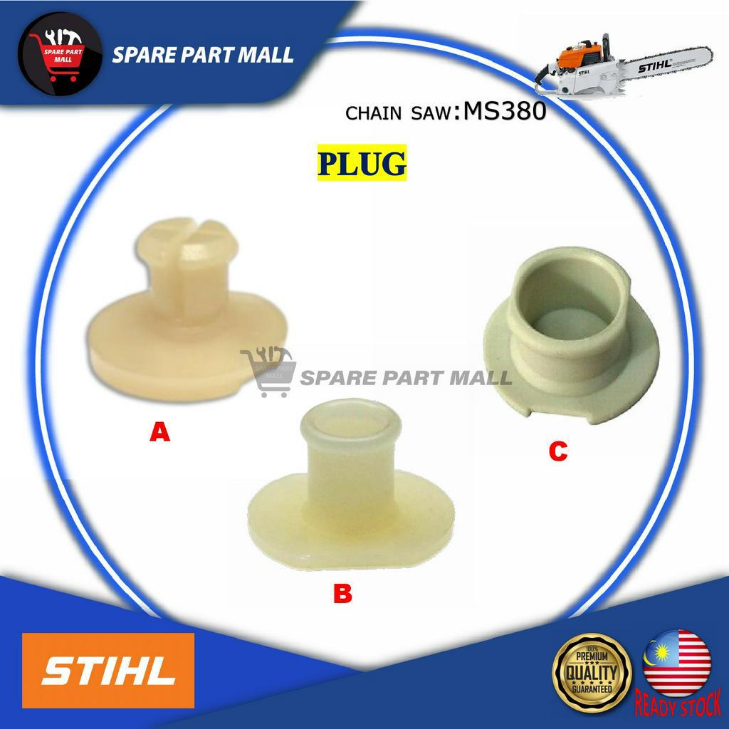 STIHL CHAIN SAW (MS380): PLUG / AV BUFFER CAP PLUG / AN-VIBRATION MOUNT ...