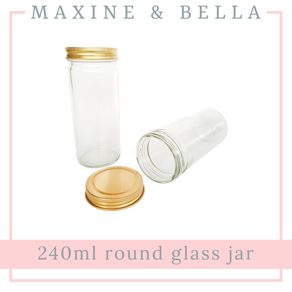 (12 jars) 240ml round glass jar / spice jar | Shopee Malaysia