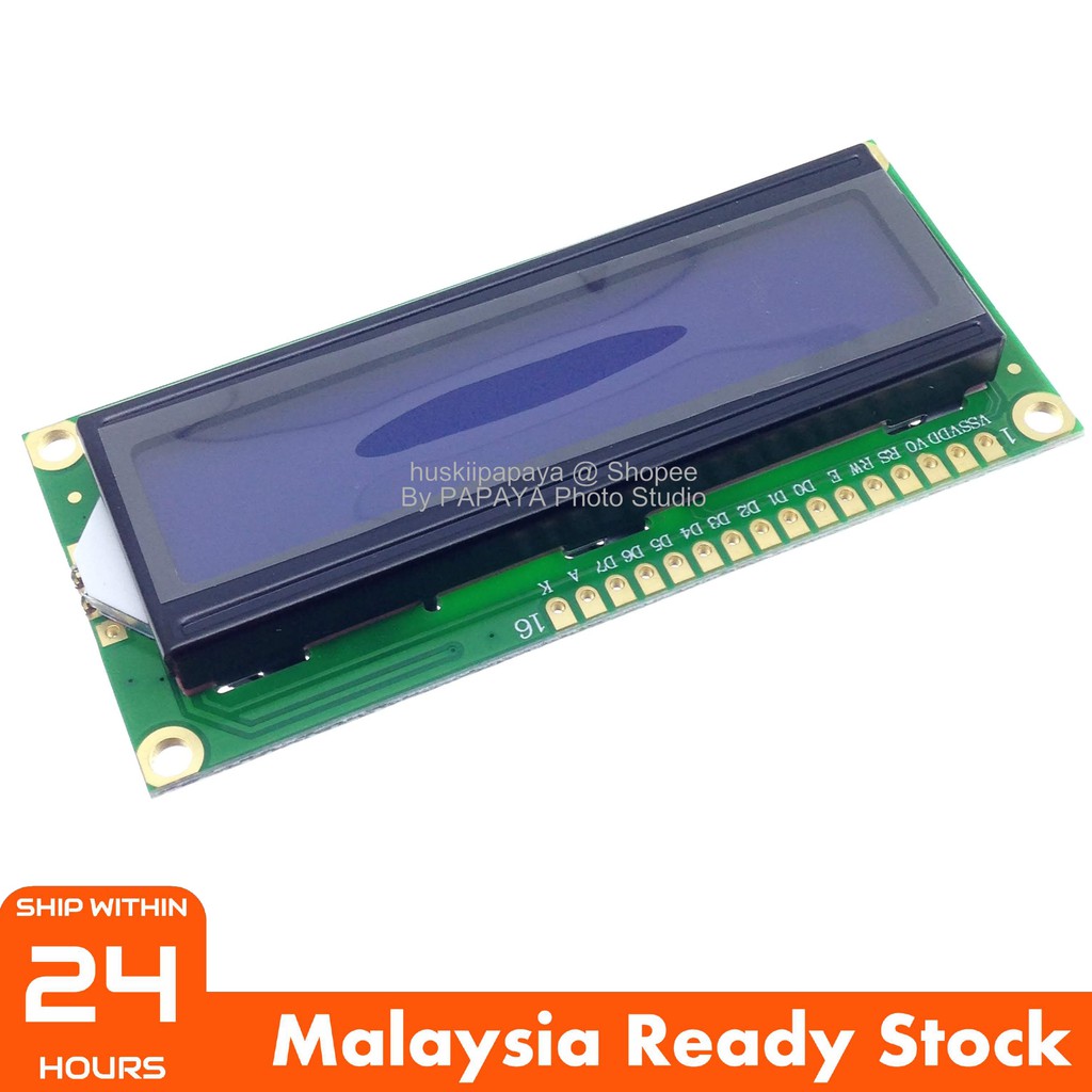 [VAR] 5V Lcd 1602 Blue Screen Character LCD Display Module | Shopee ...