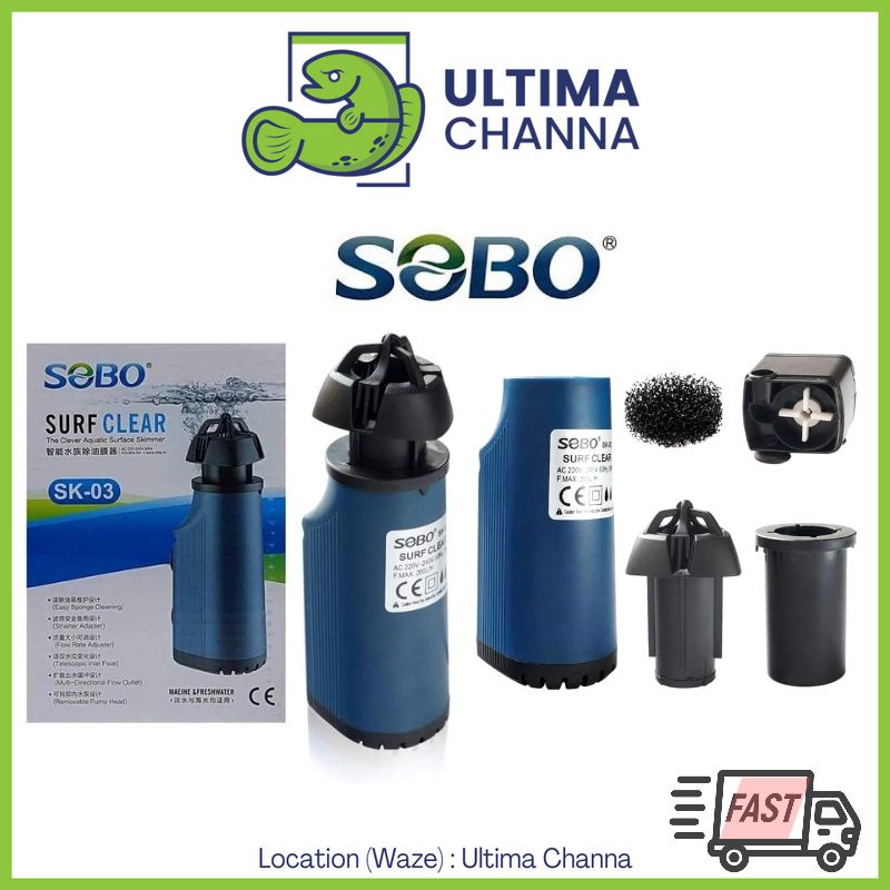 [CLEARANCE SALES] SOBO SK03 Surf Clear Aquarium Surface Skimmer ...