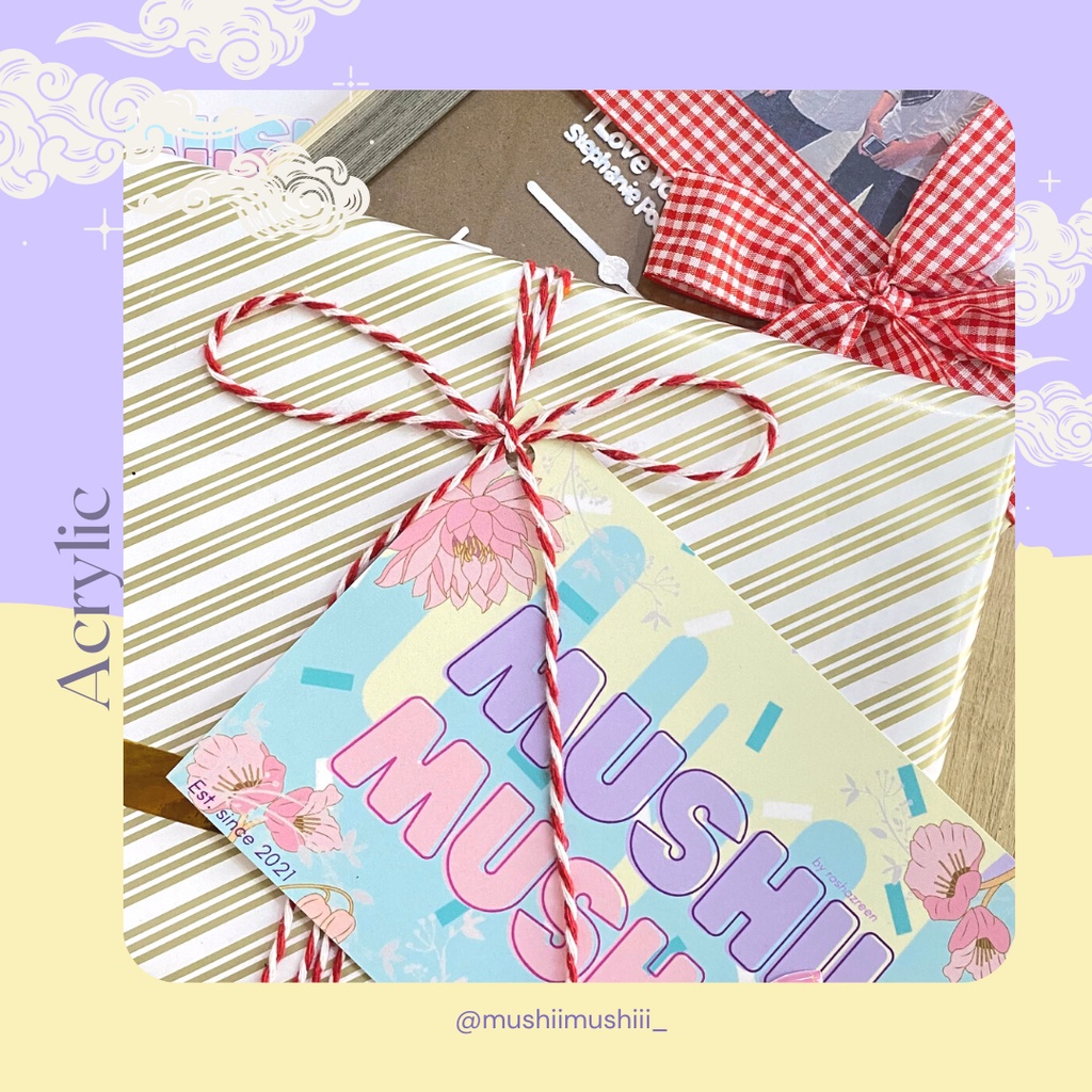 Aesthetic & Cute Gift Wrapper Packaging for the paintings (Add ons ...