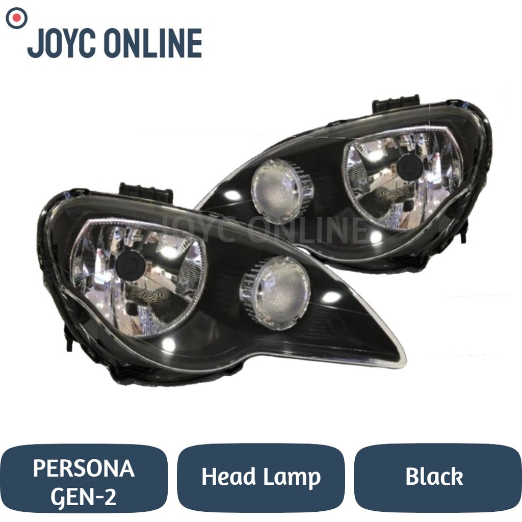 Proton Persona Elegance 2009 / Gen2 Headlamp Black | Shopee Malaysia