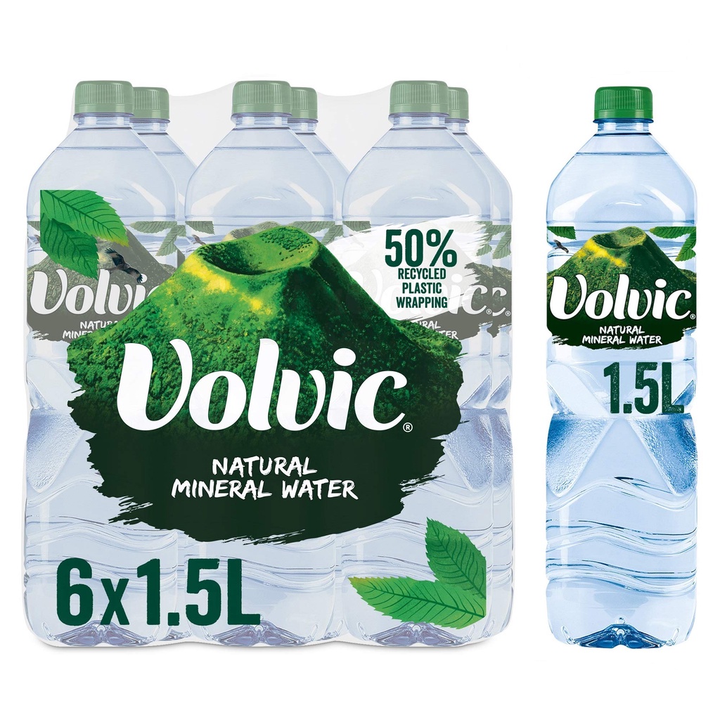Volvic Natural Mineral Drinking Water 6 x 1.5 Liter | Shopee Malaysia
