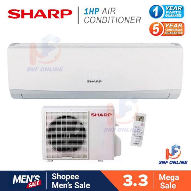 Sharp Air Conditioner Aircond 1.0HP 1HP AHA9UCD AHA9WCD R32 Penghawa ...