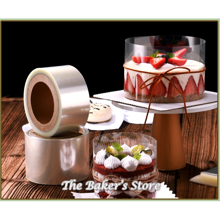 The Baker's Transparent hard cake rim wrapper edge mousse cake collar ...