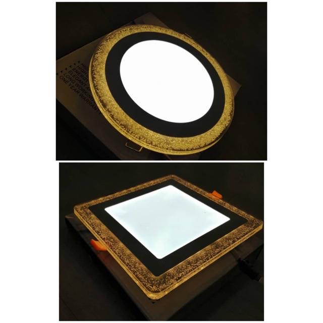 6'' Led panel 3 step downlight round / square blue white/ yellow white ...