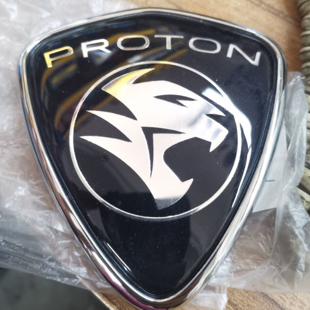 proton waja campro front grill logo （emblem logo）original 💯 | Shopee ...