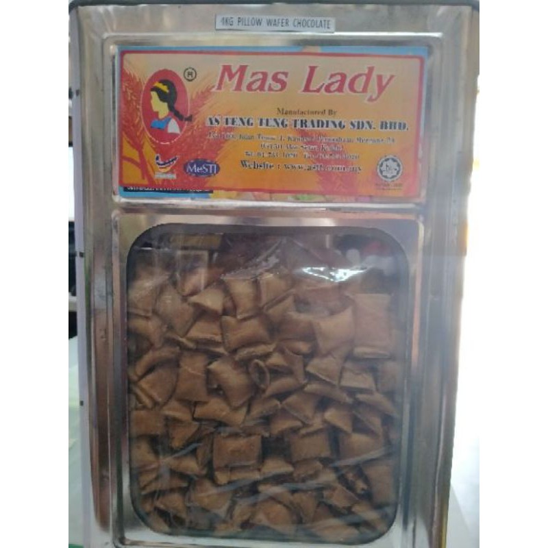 Mas Lady pillow chocolate wafer 500G | Shopee Malaysia