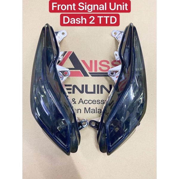 Honda Dash 2 Dash110 V2 Carburetor Version Front Signal Set Signal Depan Unit Clear / Tinted ...