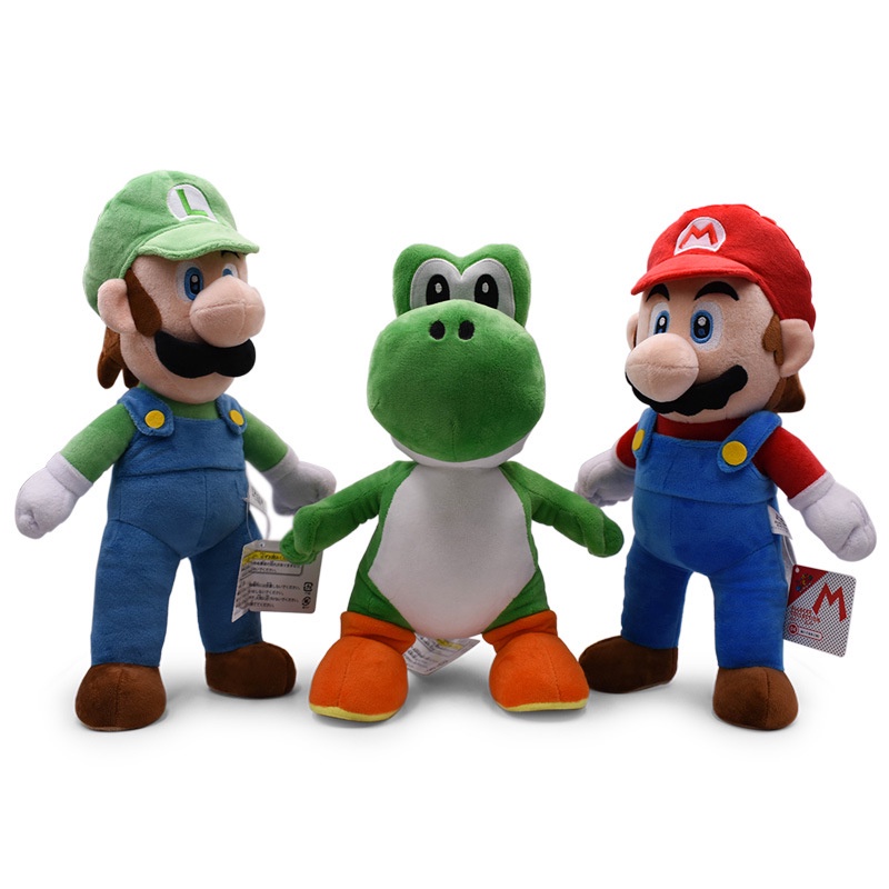 Super Mario 50cm Large Size Standing Posture Louiki Yoshiroshiron Plush ...