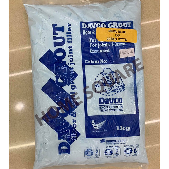 1KG Davco Colour Tiles Cement Grout | Shopee Malaysia