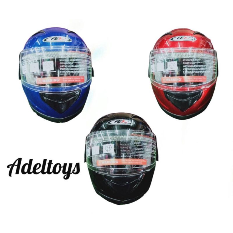 [Ready Stock] Kids Helmet Motorcycle Full Face Clear Visor Safety | Shopee Malaysia
