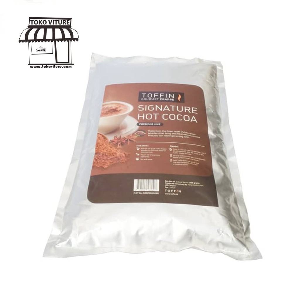 Toffin Premium Frappe Powder Signature Hot Cocoa Cafe Commercial Pack ...